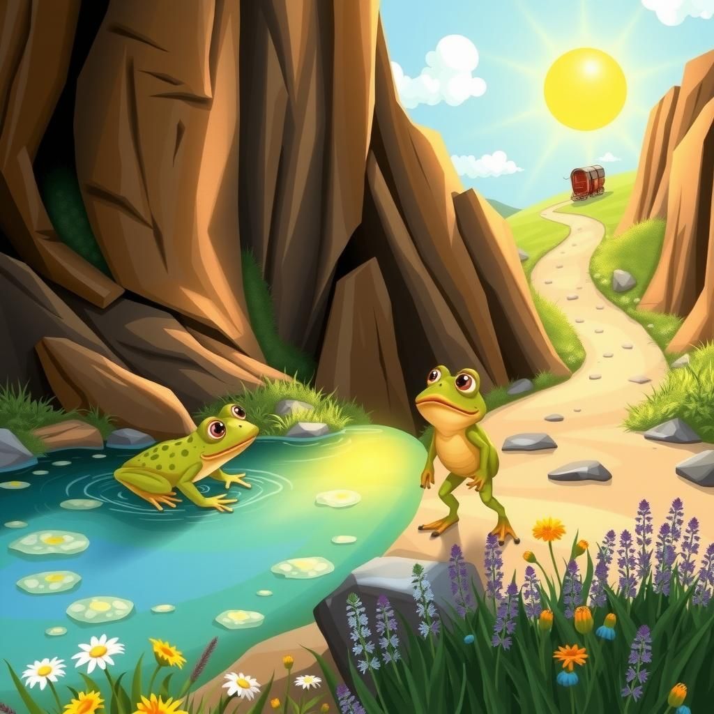 The Two Frogs | MoralFables.com