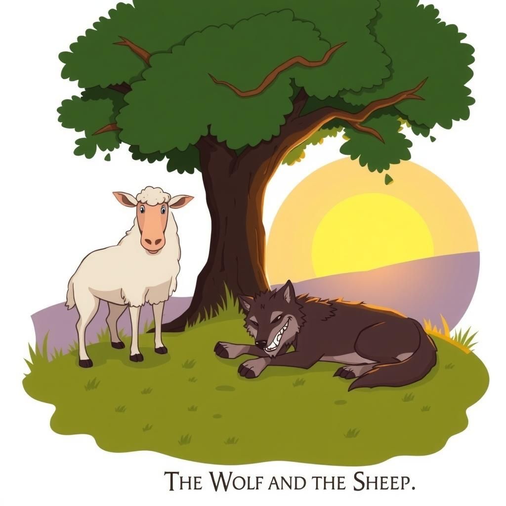 The Wolf and the Sheep | MoralFables.com